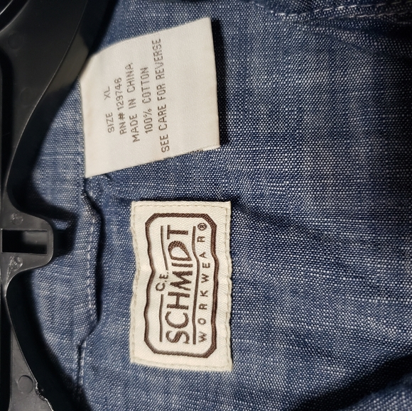 schmidt | Shirts | Mens Schmidt Workwear Button Up Shirt Xl | Poshmark